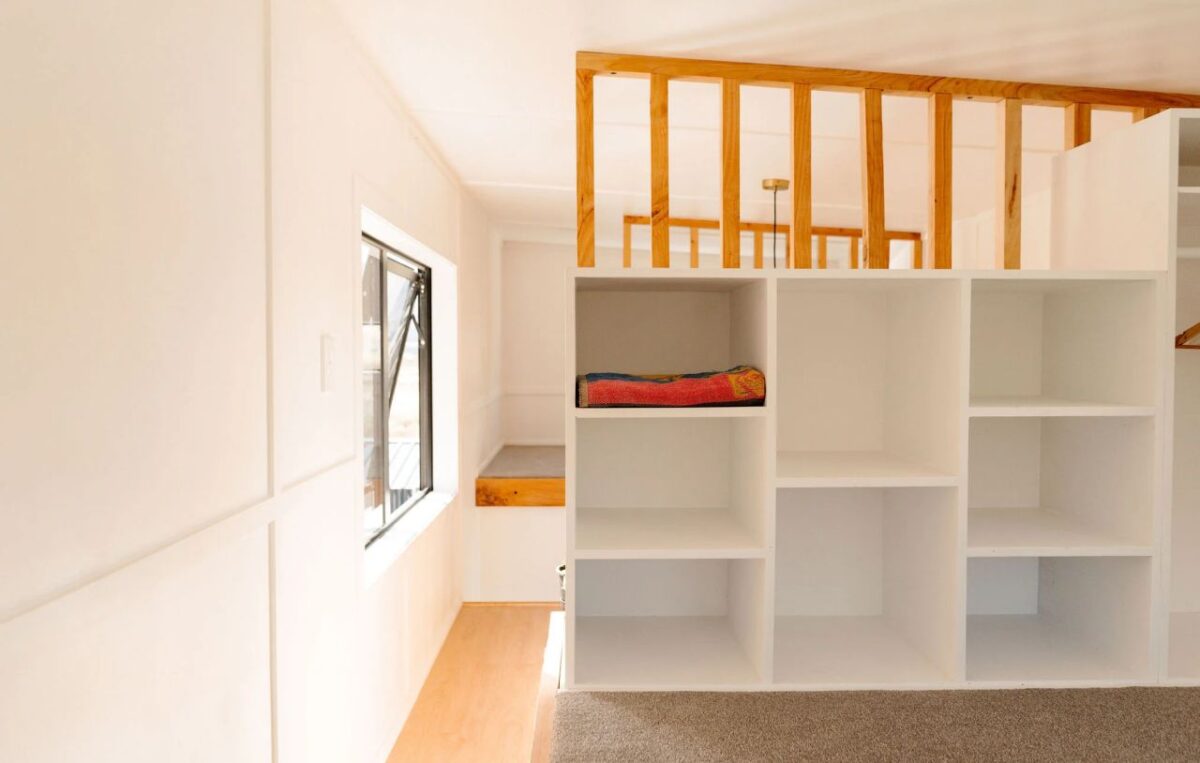 Two-Bedroom Tui Tiny House Features Standing Height in Lofts