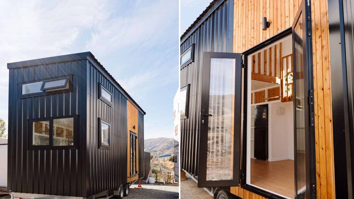 Two-Bedroom Tui Tiny House Features Standing Height in Lofts