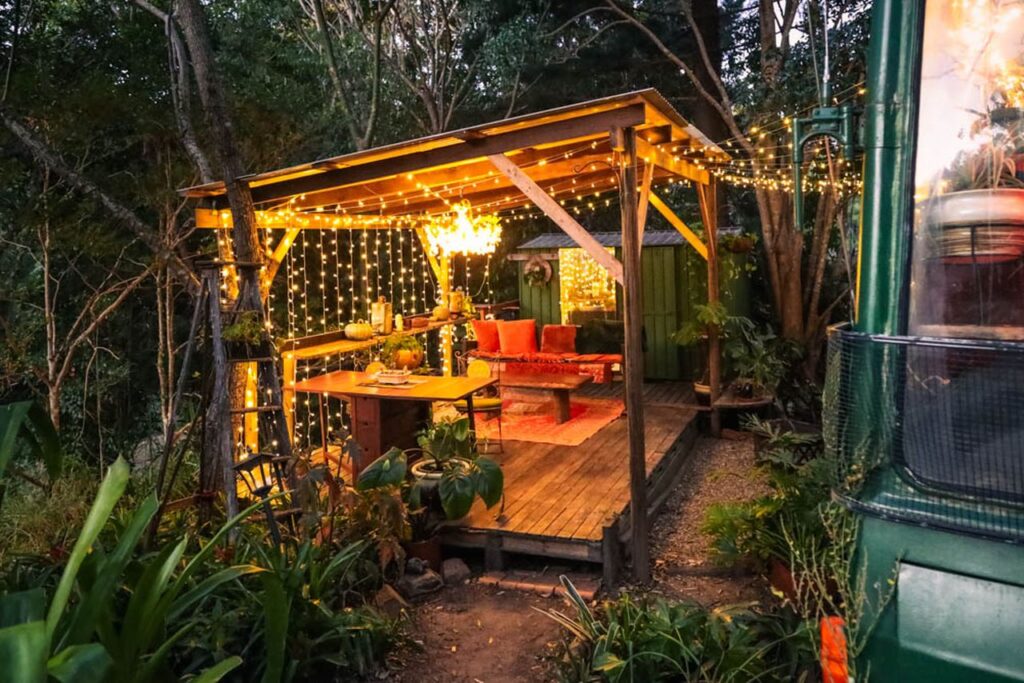 Artist Turns Mercedes Bus Into Enchanting Home on Wheels