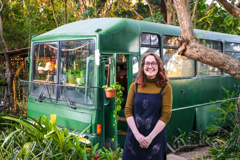 Artist Turns Mercedes Bus Into Enchanting Home on Wheels