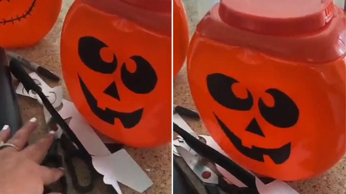 Viral Tide Pod Container Jack-o'-Lanterns is Easy Halloween DIY
