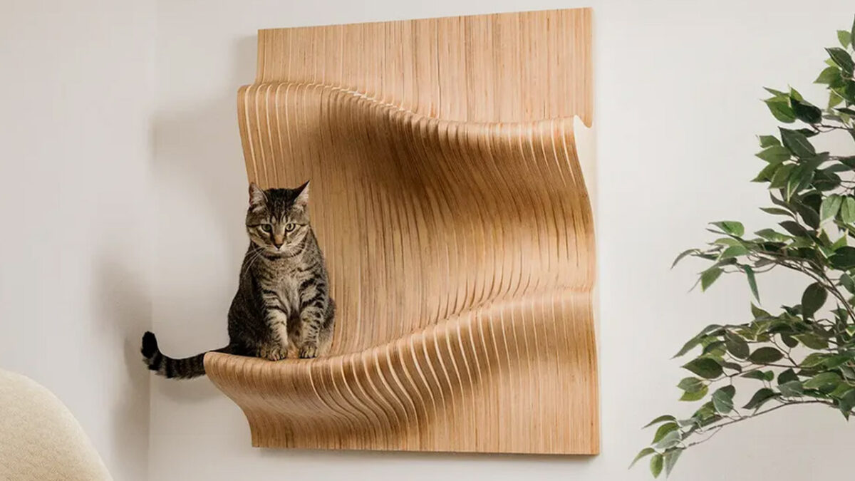 Nami Cat Furniture Flaunts Fluid Elegance of a Wave in Its Design