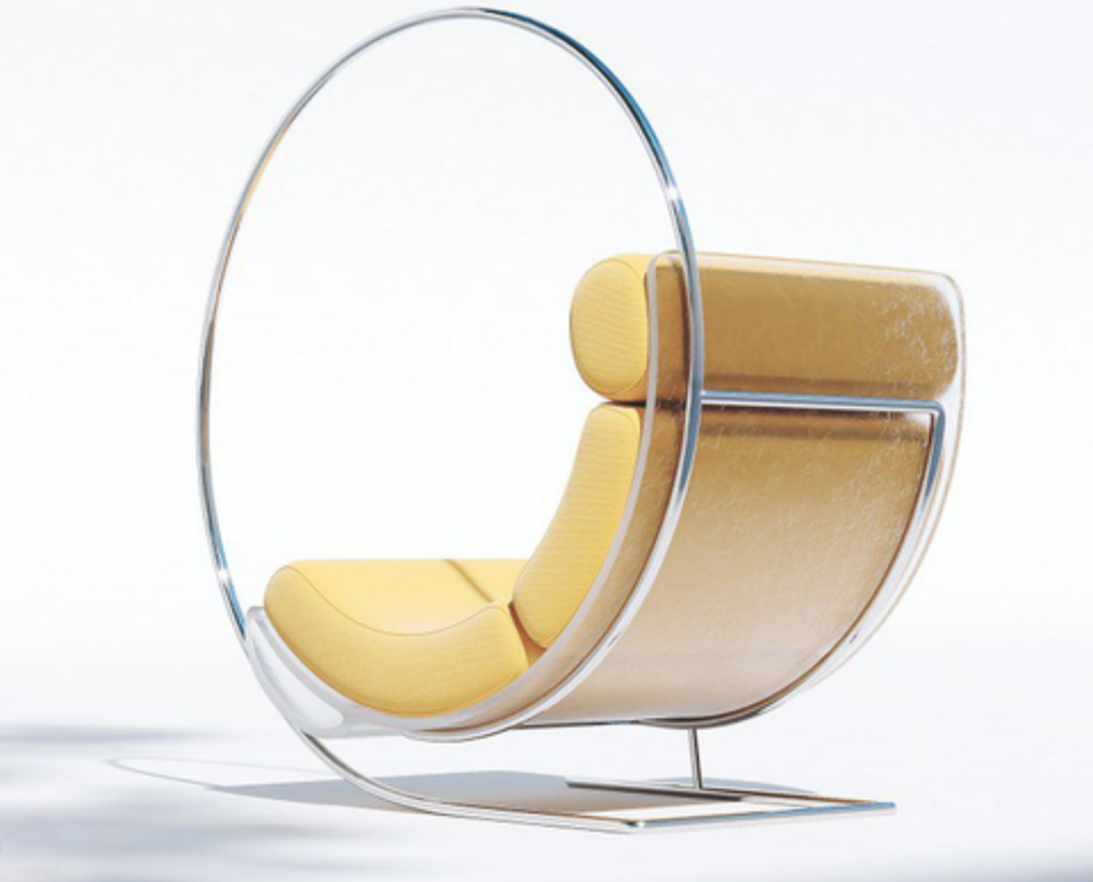 Oh Chair is a Modern Take on Egg Chair With Open Design