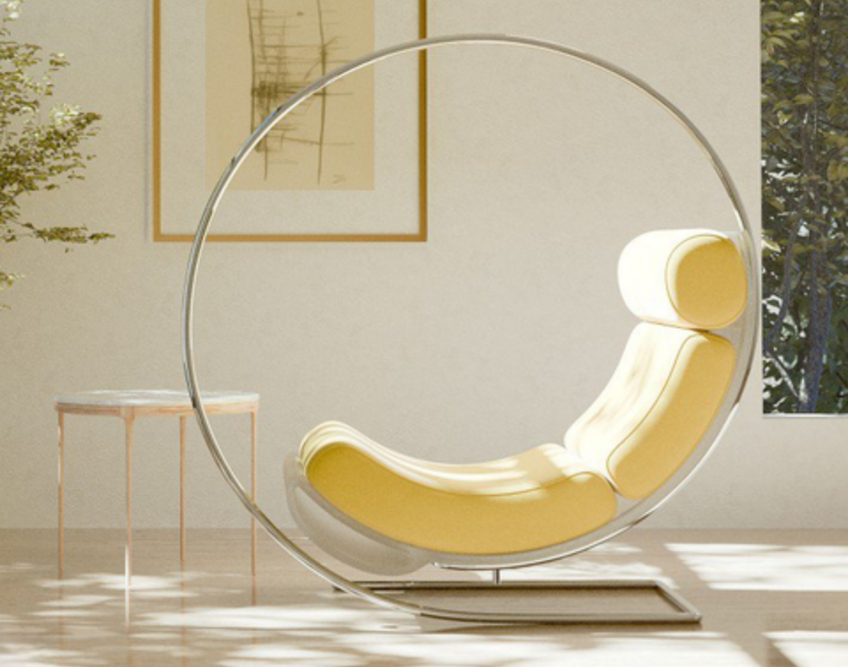 Oh Chair is a Modern Take on Egg Chair With Open Design