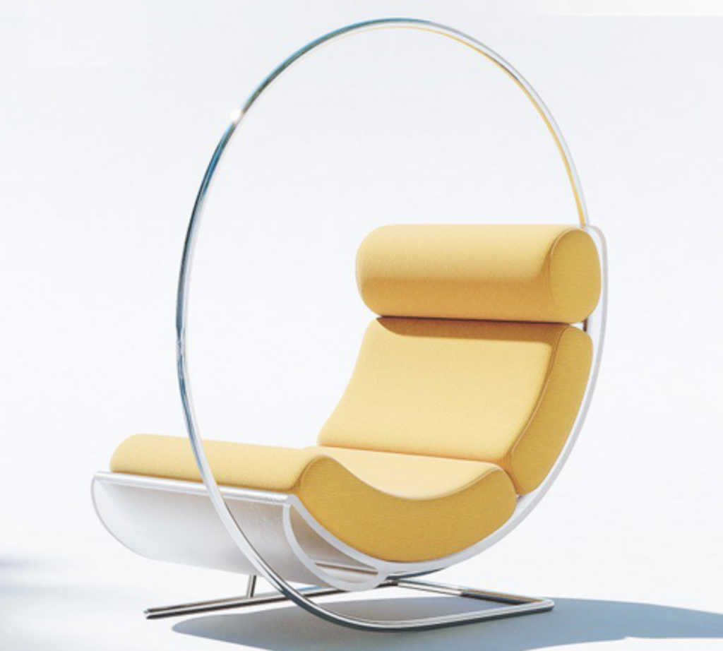Oh Chair is a Modern Take on Egg Chair With Open Design