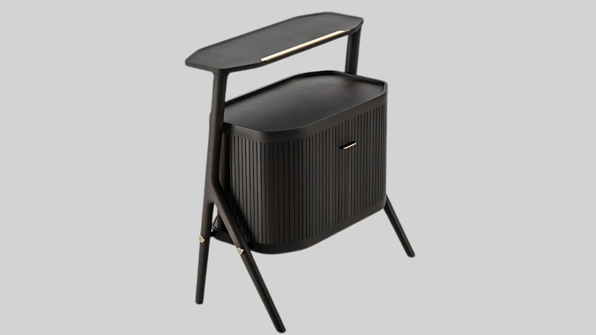 Rong Tea Cabinet is a Modern Take on Traditional Sideboards