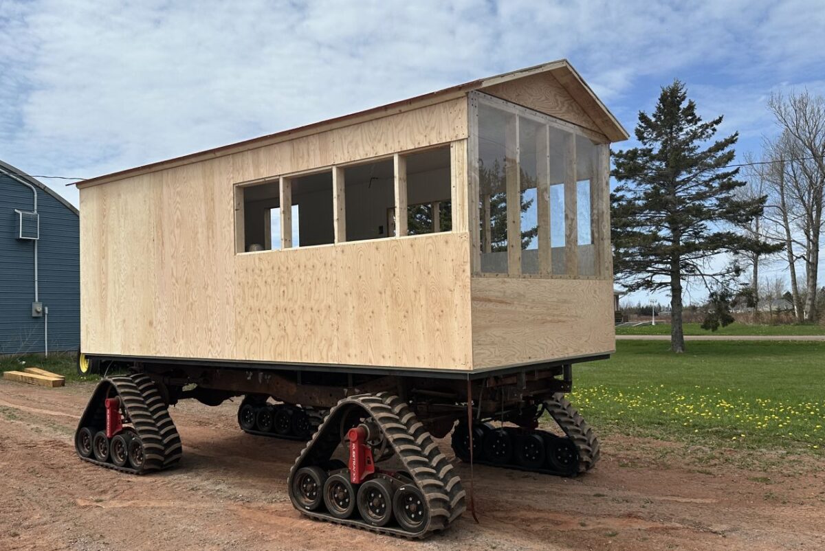 Would You Live in a Tiny House on Tracks? Meet Rubishack