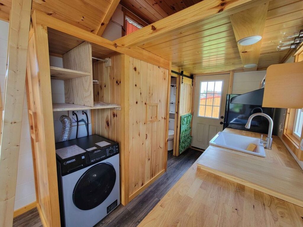 This 20ft Tiny House is Mini Bungalow on Wheels With Single Loft