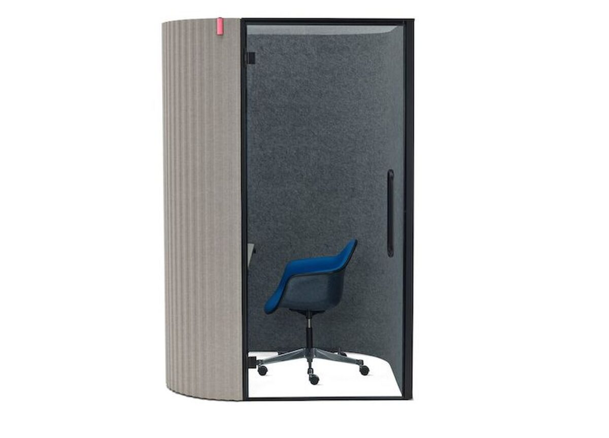 Herman Miller Bay Work Pod Creates Focused Workspace in Office