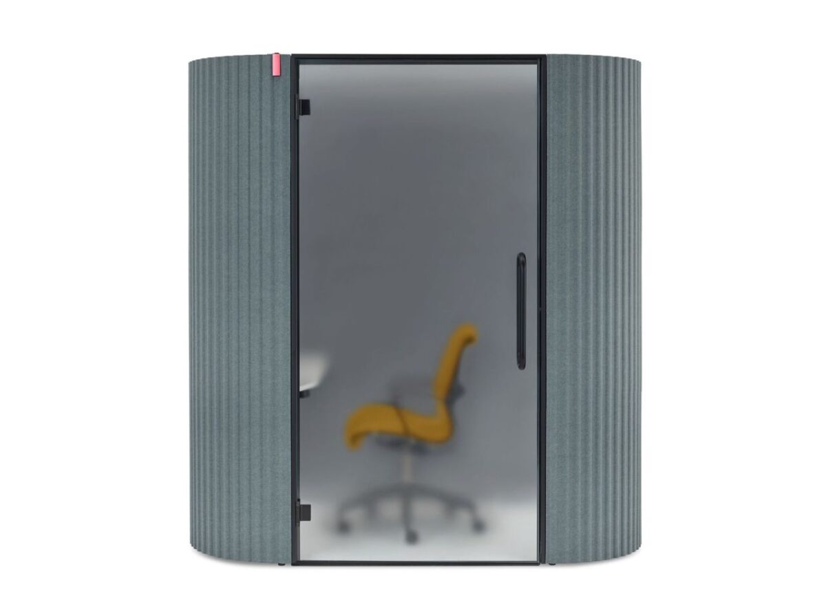 Herman Miller Bay Work Pod Creates Focused Workspace in Office