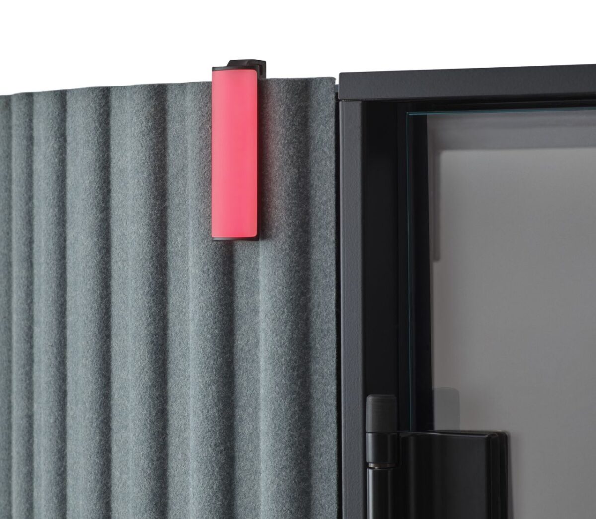 Herman Miller Bay Work Pod Creates Focused Workspace in Office