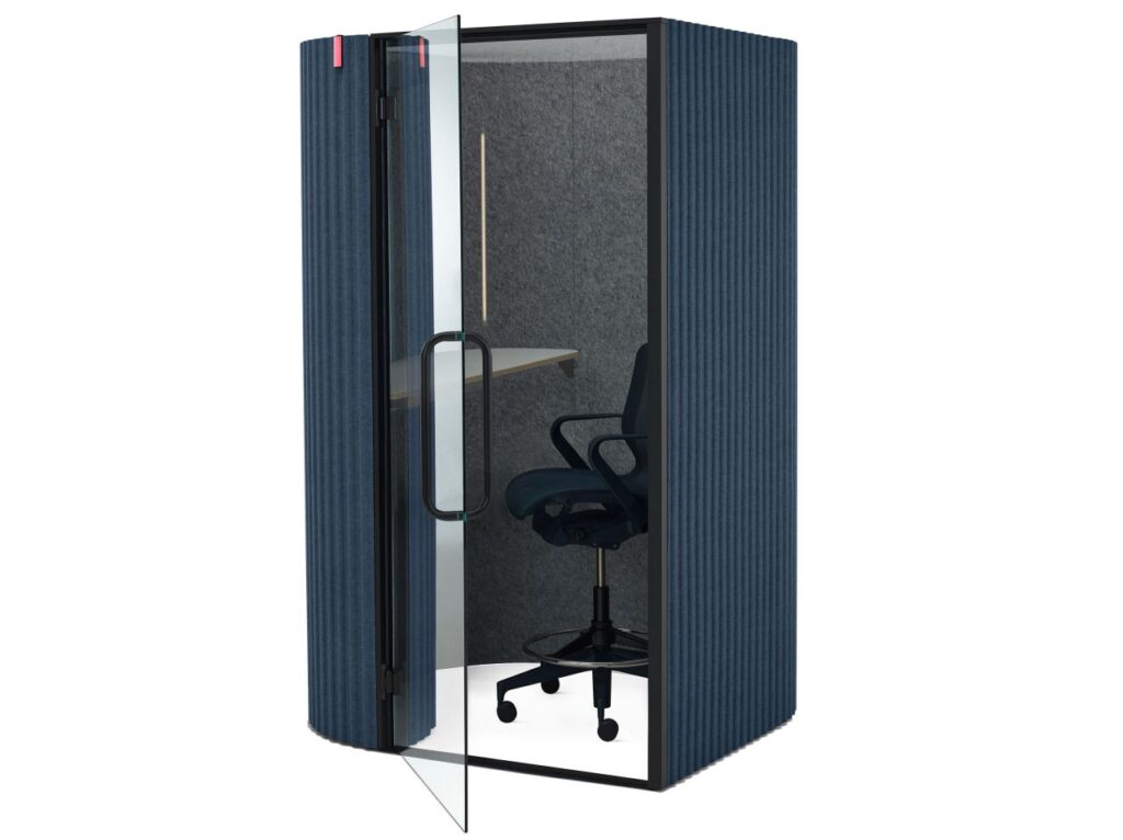 Herman Miller Bay Work Pod Creates Focused Workspace in Office