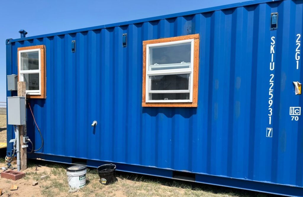 20ft Conex Container Home is a Bachelor's Off-Grid Pad