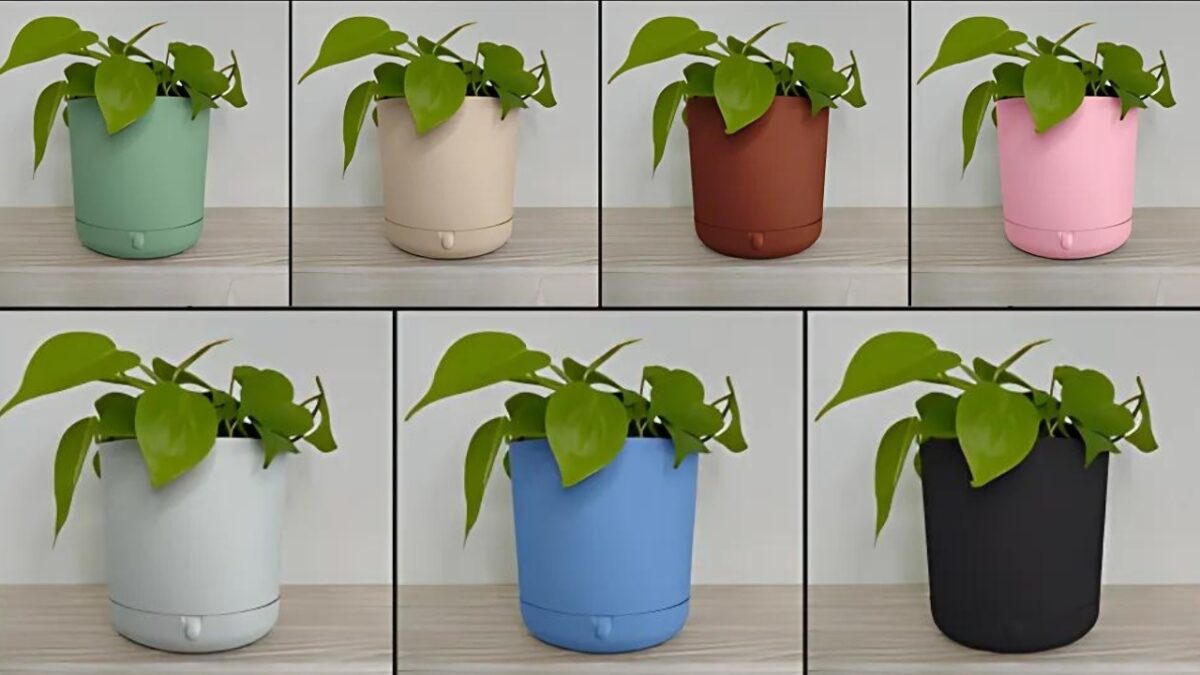 Recyclable Drain Drawer Pot Keeps Your Plants From Drowning