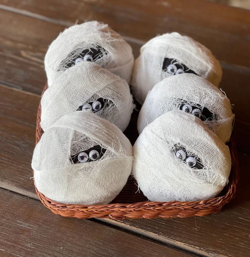 Mummy Props From Etsy Will be Spooktacular Halloween Décor