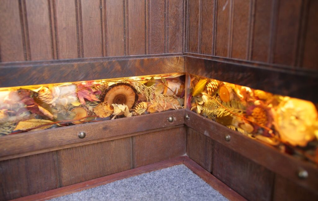 Hobbit Camper Van has Murphy bed and Medieval Shower