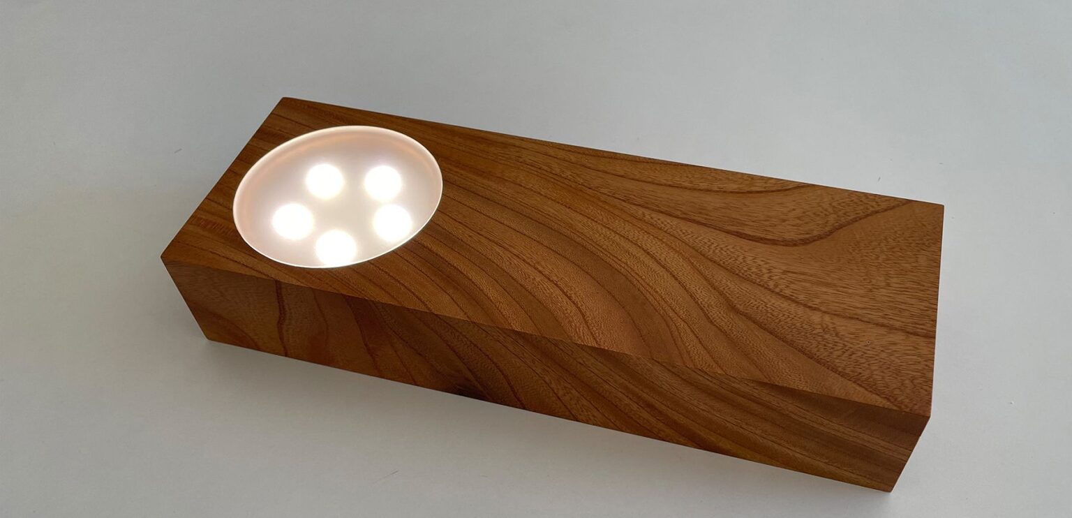 Honey Drop Lamp Becomes Emergency Light and Food Source