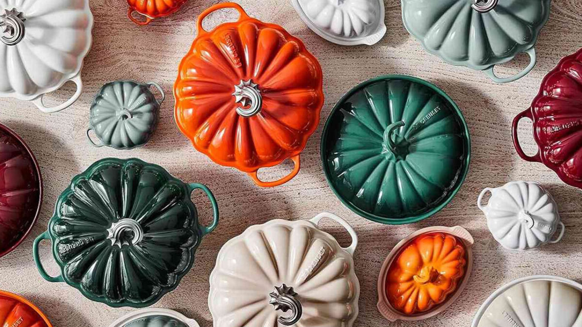 Le Creuset Celebrates Fall With New Pumpkin-Shaped Cookware