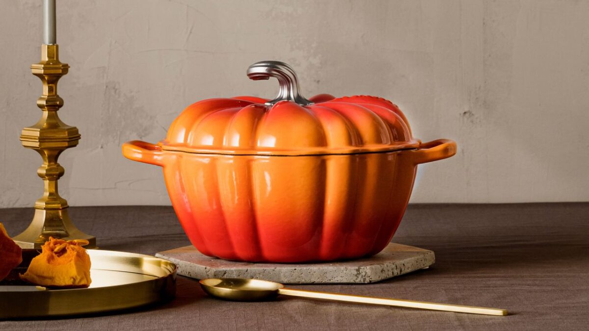Le Creuset Celebrates Fall With New Pumpkin-Shaped Cookware
