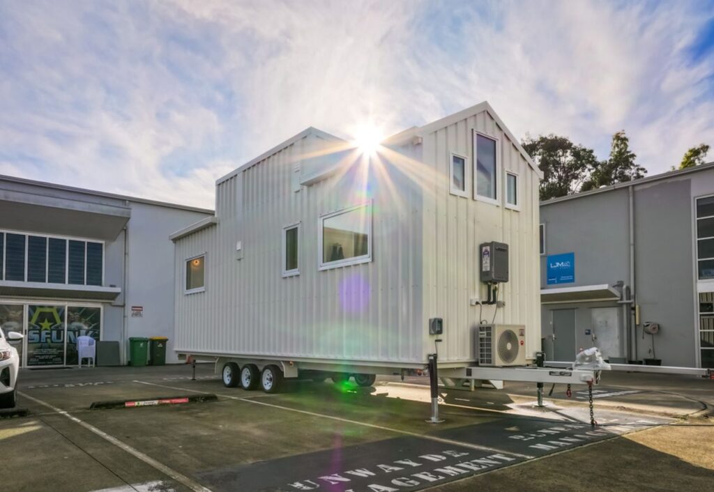 Bryce Langston’s Two-Door Rasa Mahal Tiny House is Unique in Bits