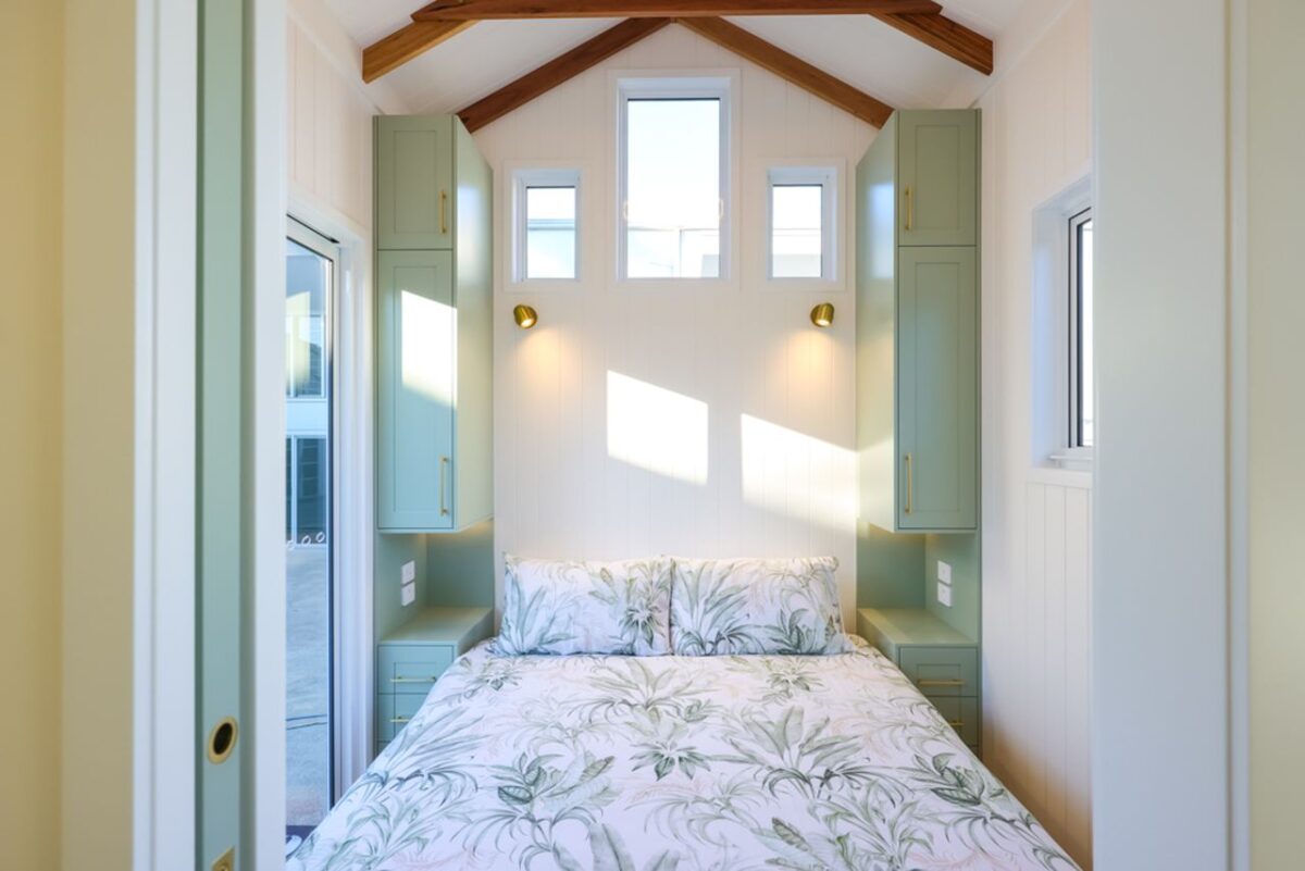 Bryce Langston’s Two-Door Rasa Mahal Tiny House is Unique in Bits