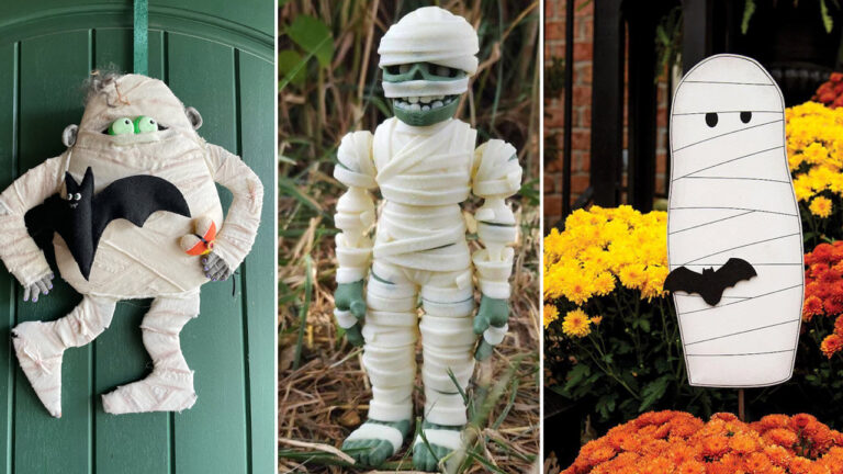 Mummy Props From Etsy Will be Spooktacular Halloween Décor