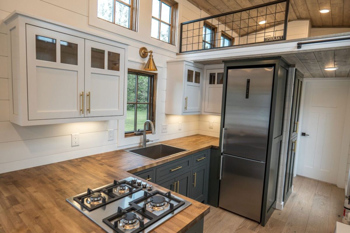 Teton is 34ft Cottagecore Tiny House With Two Bedrooms