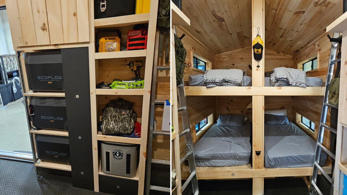 24ft Dog Tiny House Features Four Convertible Bunk Beds