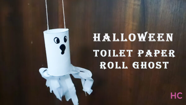 How to Turn Toilet Paper Roll Into Halloween Ghost