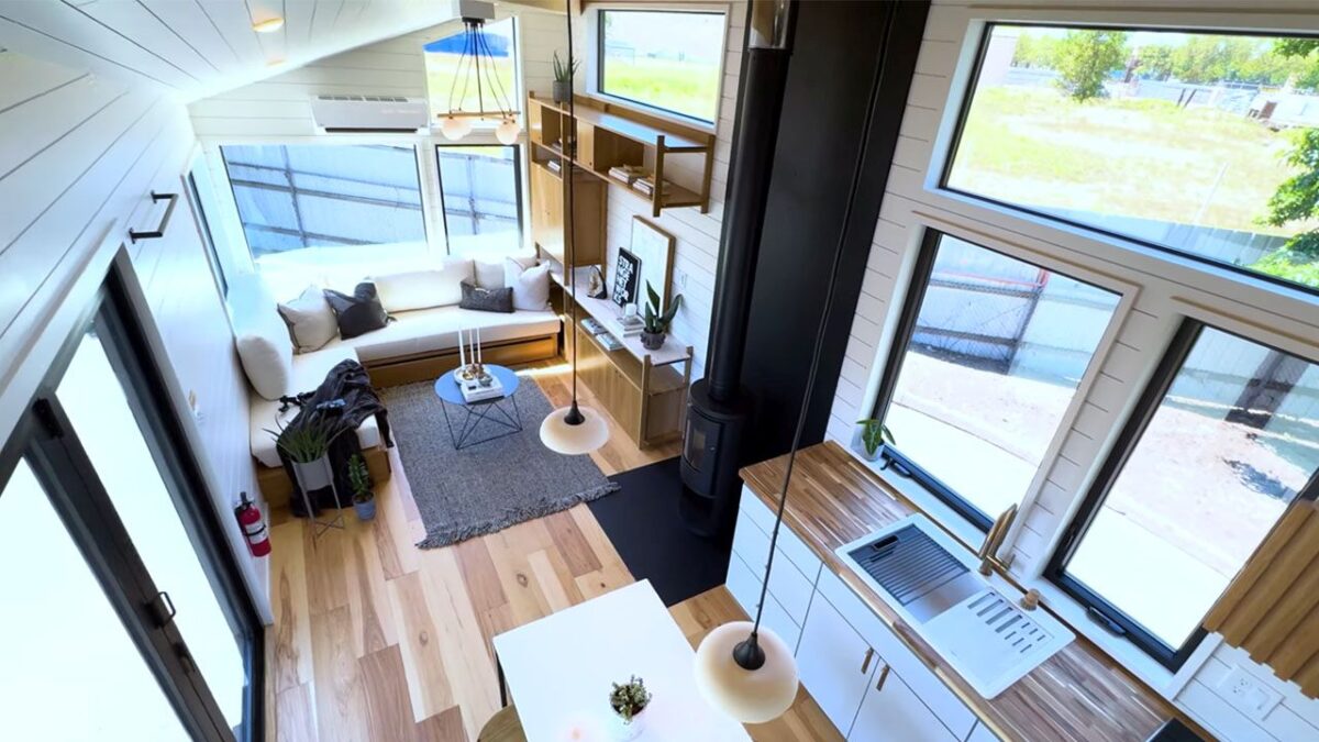Urban Park Max Tiny House has 3 Bedrooms and Walk-in Closet