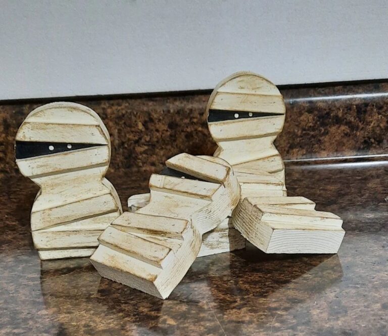 Mummy Props From Etsy Will be Spooktacular Halloween Décor