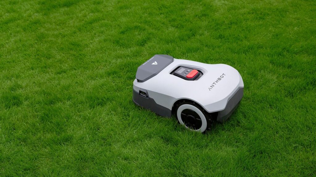 ANTHBOT Genie Lawn Mower Maps Periphery, Avoids Obstacles