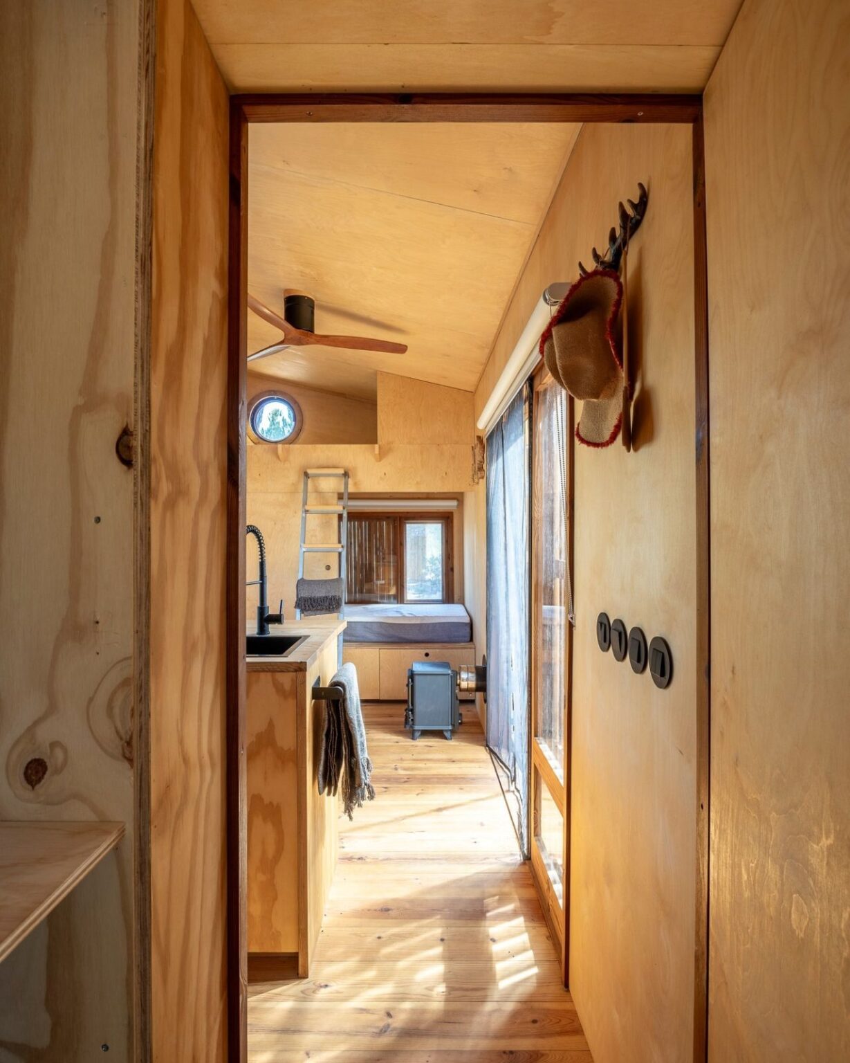 Atlantica Tiny House has Spacious Front Porch and Sleeps Four