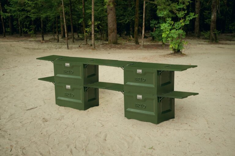 Brio Kitchen Box is Stackable Outdoor Cooking Station