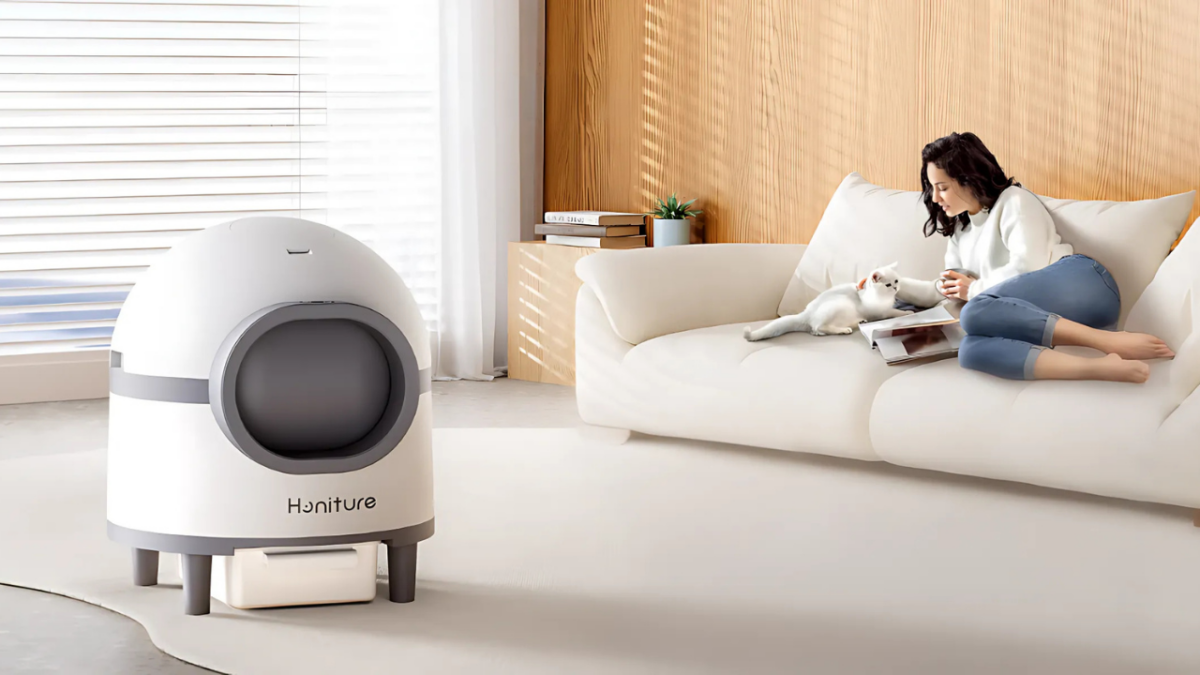 Honiture PL01 Smart Litter Box Monitors Your Cat's Health, Safety