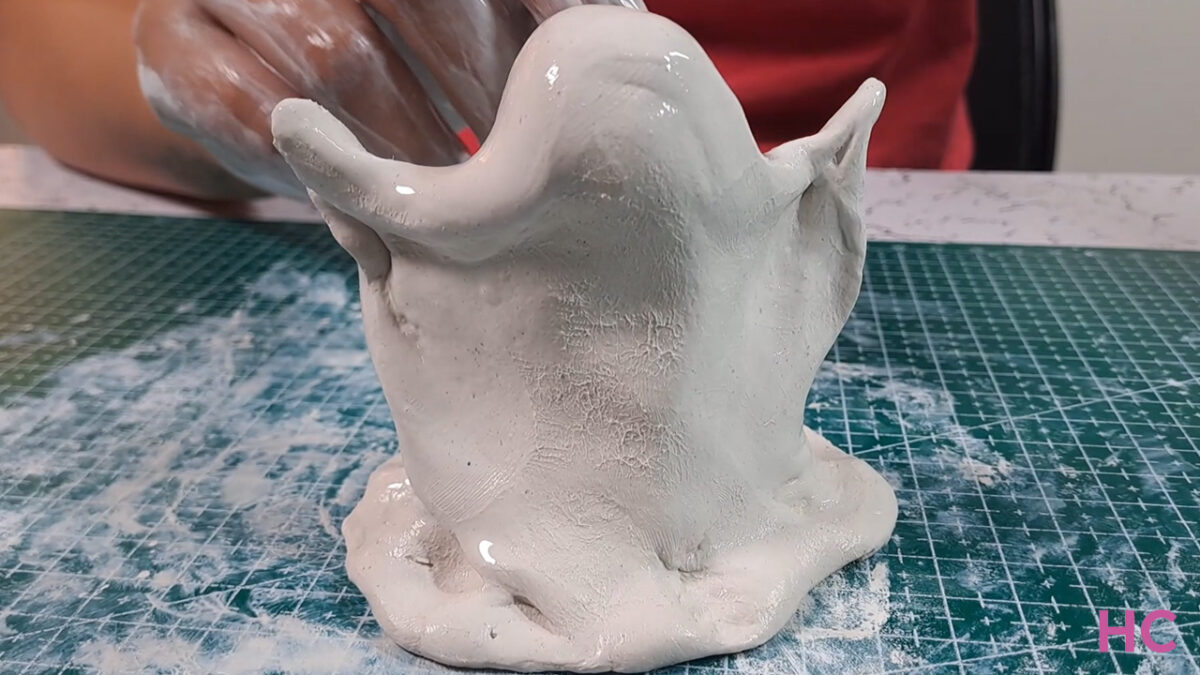 DIY Clay Ghost Ring Holder for Halloween, With Video Tutorial