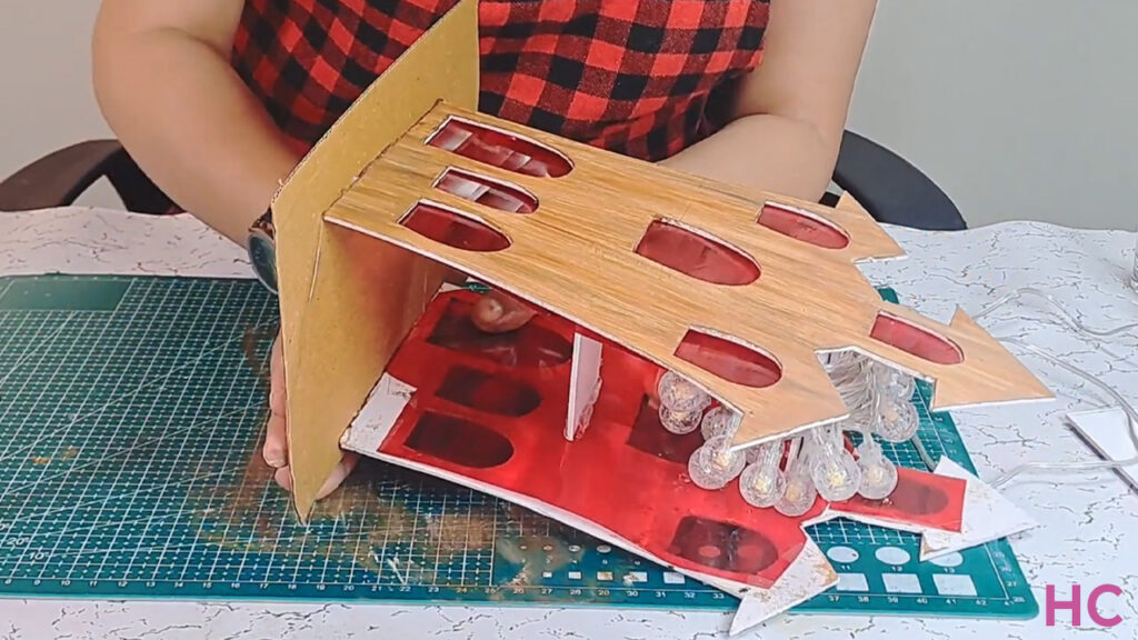 DIY Miniature Haunted House Tabletop Decoration for Halloween