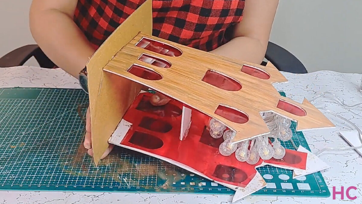 DIY Miniature Haunted House Tabletop Decoration for Halloween