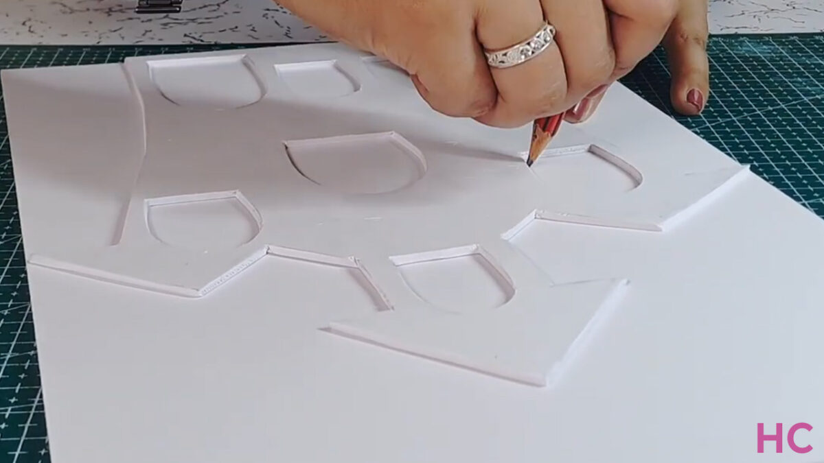 DIY Miniature Haunted House Tabletop Decoration for Halloween