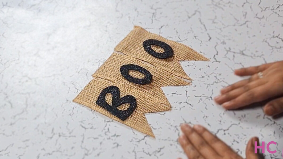 Easy and Quick Halloween Boo Banner You Can Make at Home