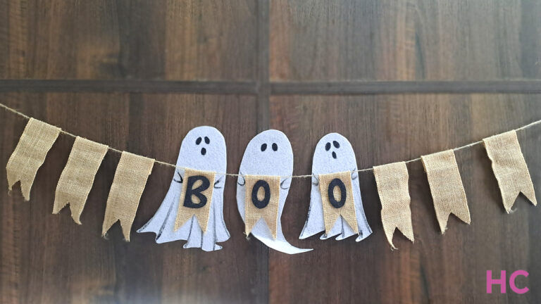 Easy and Quick Halloween Boo Banner You Can Make at Home