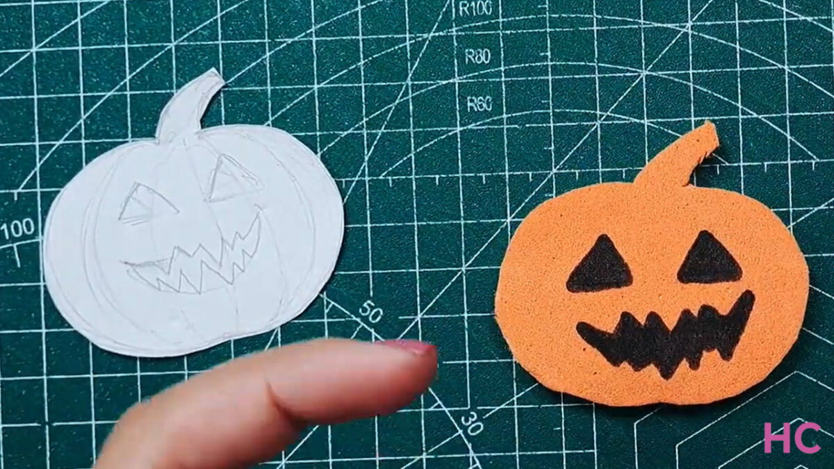 DIY Jack-o’-Lantern Garland for Halloween | Under $10 Crafts