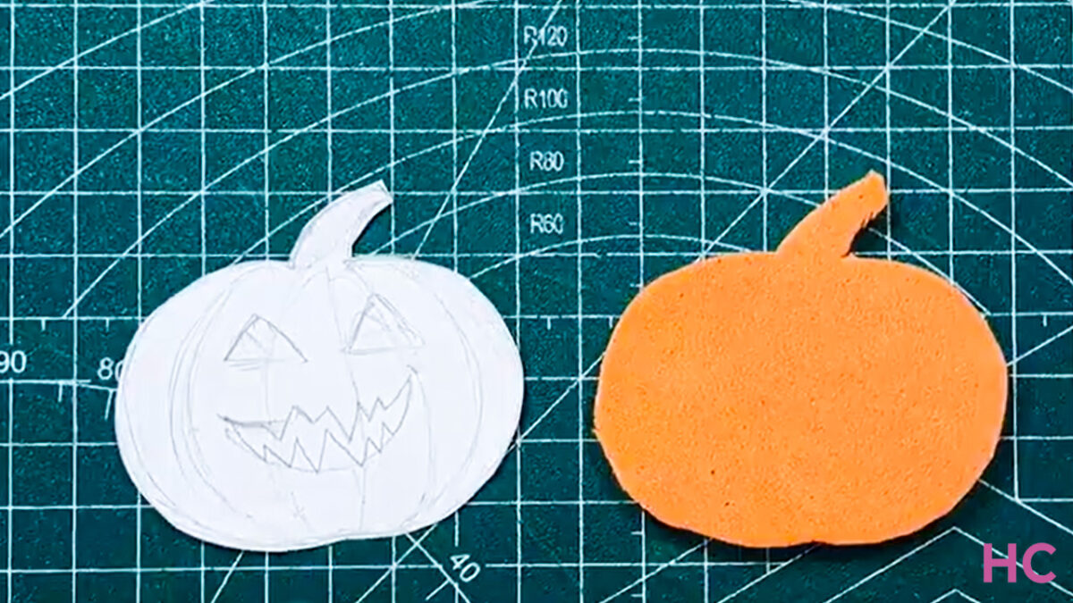 DIY Jack-o’-Lantern Garland for Halloween | Under $10 Crafts