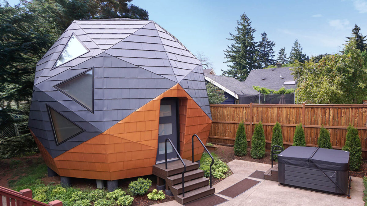 Mini Dome Flaunts Pentakis Dodecahedron Form Factor