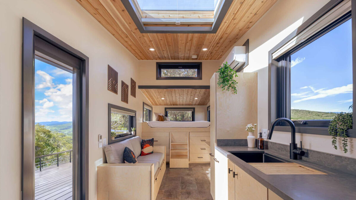 Minuet Tiny House is $135K No-Nonsense Bachelor’s Pad