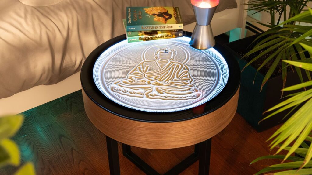 Oasis Table Features Kinetic Sand Art With App Control