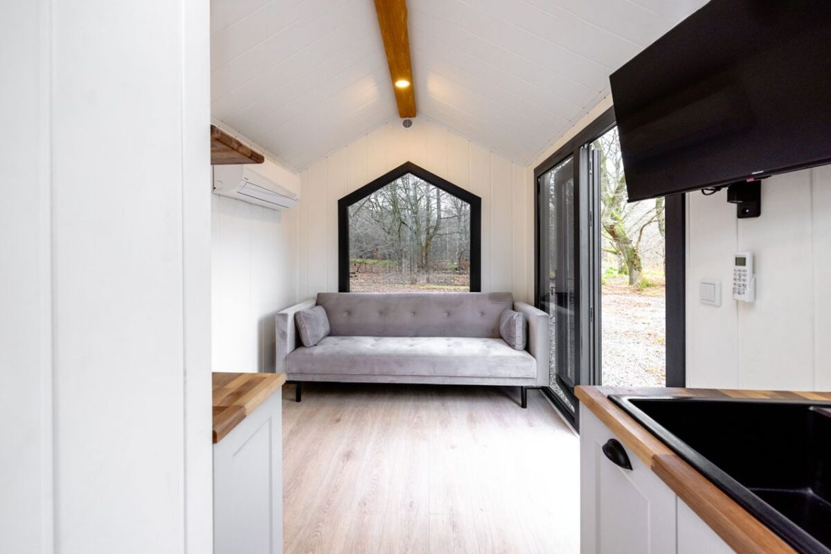 Venice Tiny House Cocoons Two in its Comforting Interior