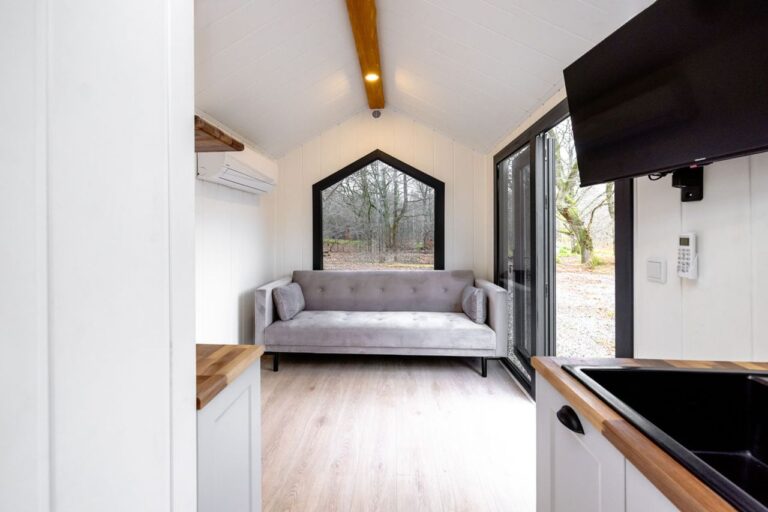 Venice Tiny House Cocoons Two in its Comforting Interior