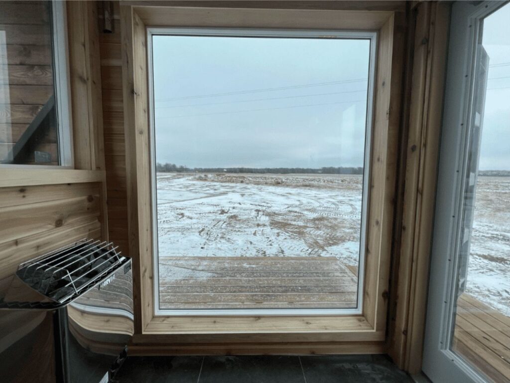 This Shipping Container Sauna is Also Pool for Hot or Cold Plunges