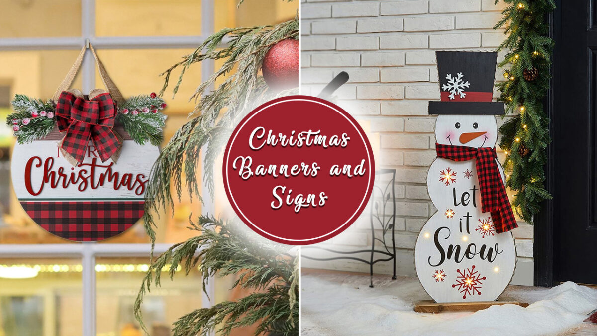 Best Christmas Signs and Banners to Buy Right Now